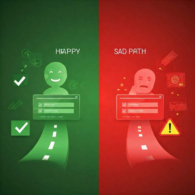 The Happy and Sad Path: Key Concepts in QA Testing - QA Journey